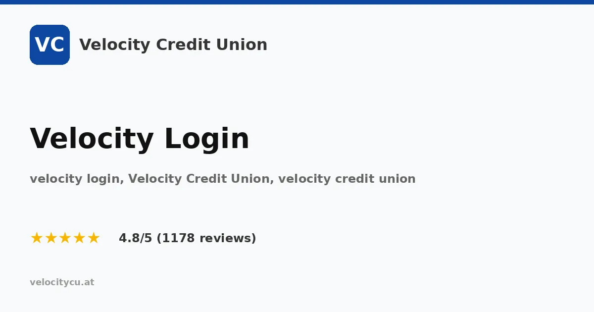 Online & Mobile Banking | Velocity Credit Union